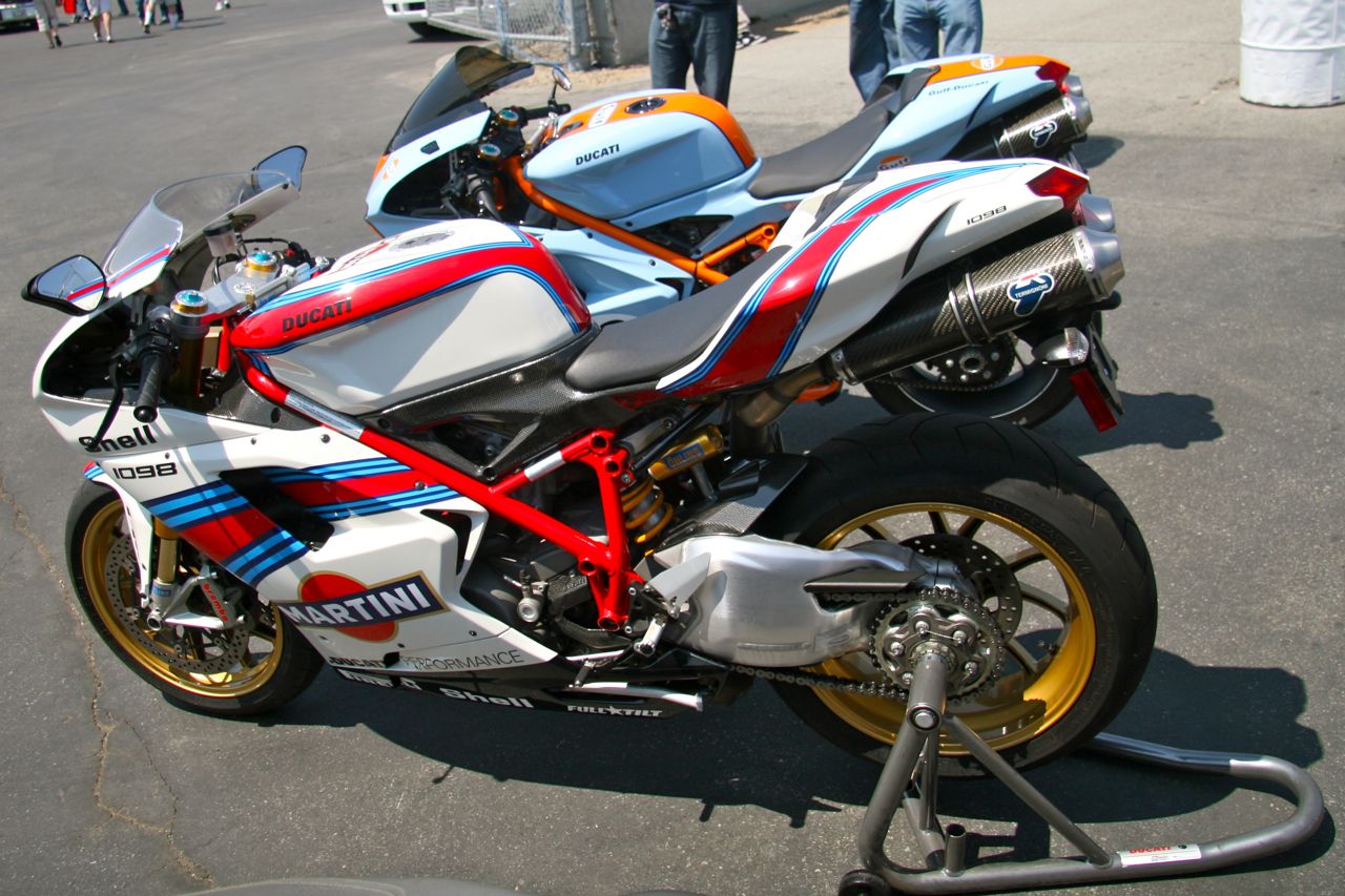 Ducati 1098 S Special Editions At Monterey National Superbike