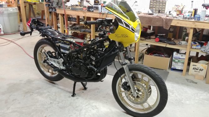 1985 Yamaha RZ350 finished! - National Superbike