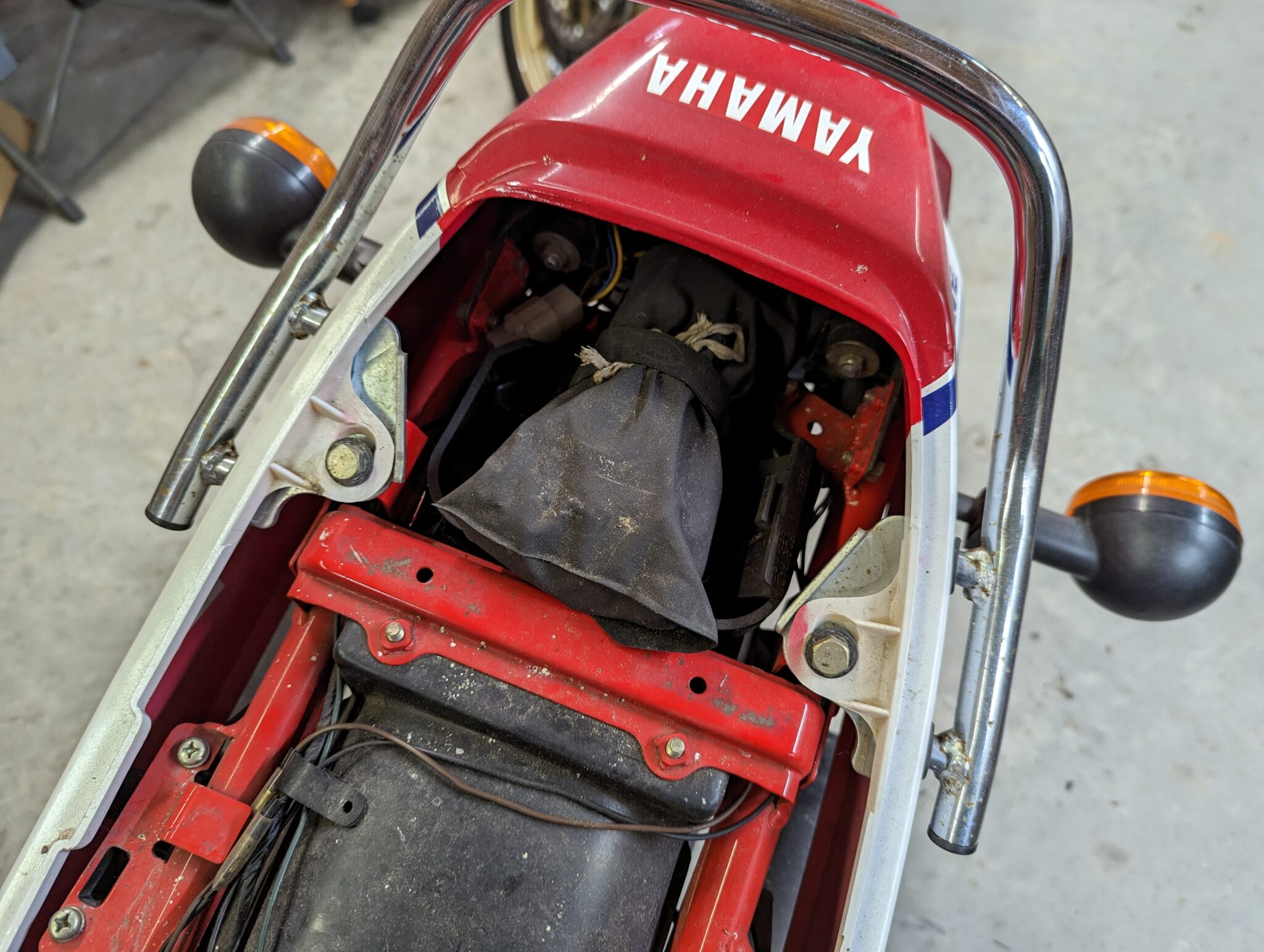 1984 Yamaha RZ350 restoration - National Superbike